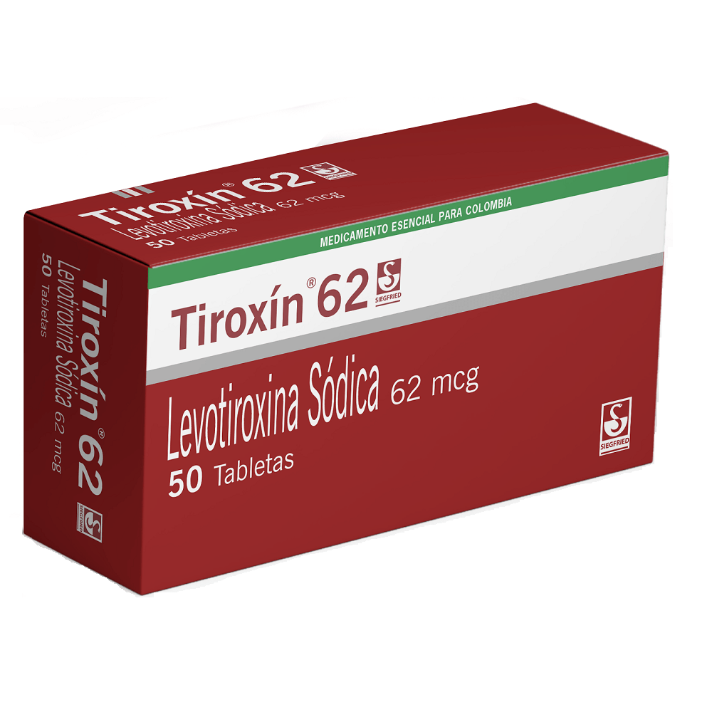 Tiroxin 62Mcg Caja X 50 Tabletas-Locatel Colombia - locatelcolombia