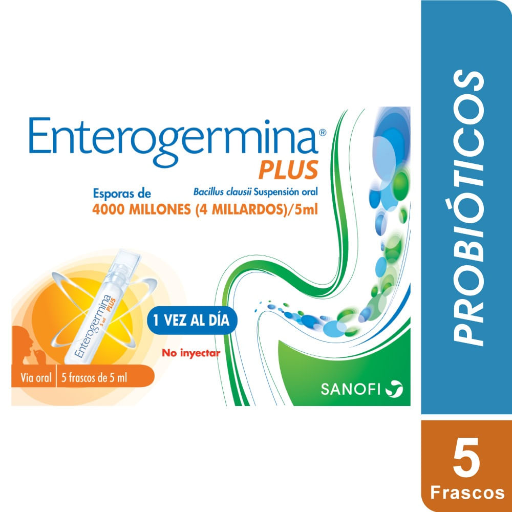 Enterogermina Plus Suspension Oral 5Ml X 5Und-Locatel Colombia ...