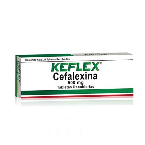 Keflex 500Mg Caja X 24 Tabletas Recubiertas-Locatel Colombia - locatelcolombia