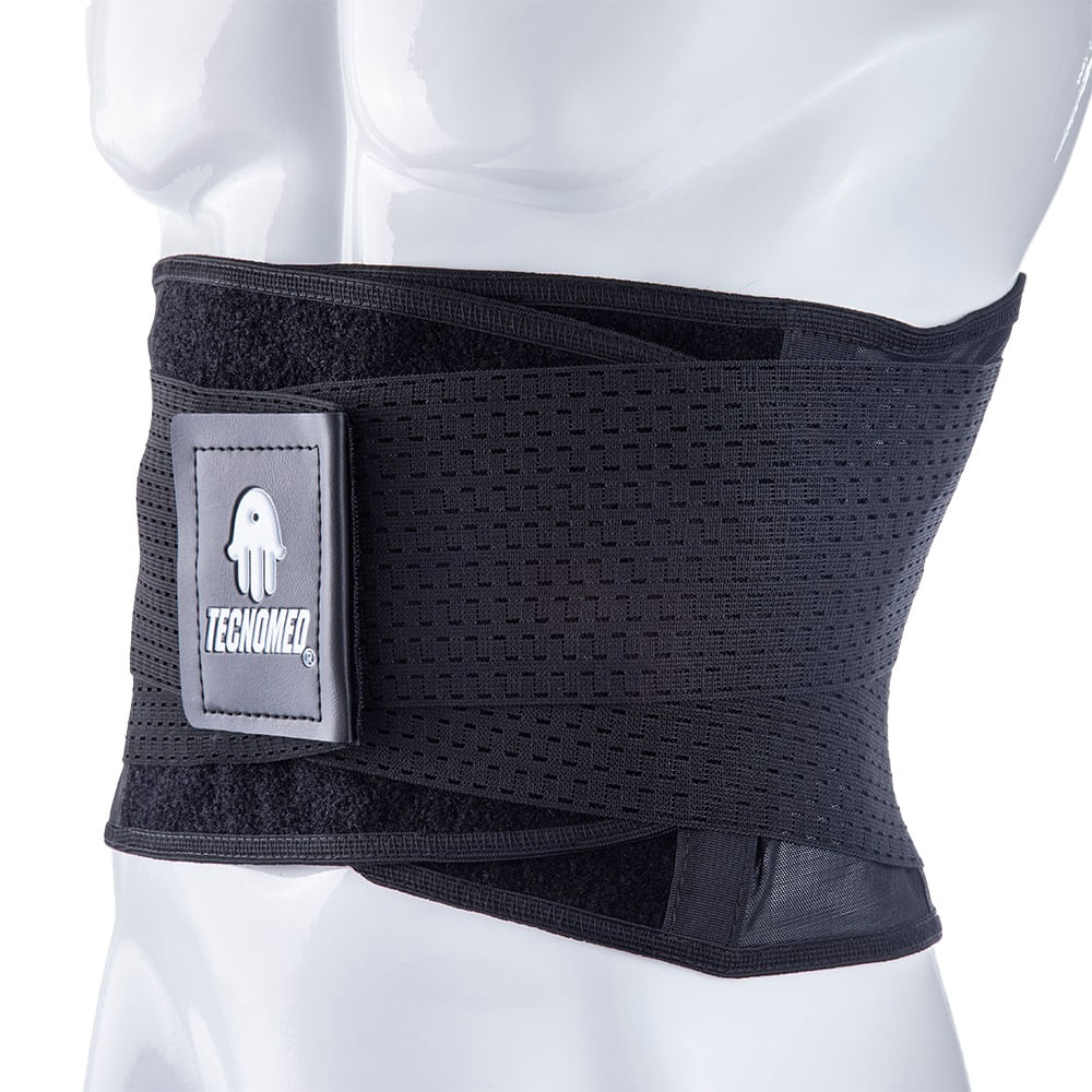 Faja Columna Tecnomed Negro Talla L - Locatel Colombia - locatelcolombia